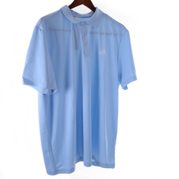 adidas | Shirts | Adidas Powder Blue Pologolf Shirts Multiple ...